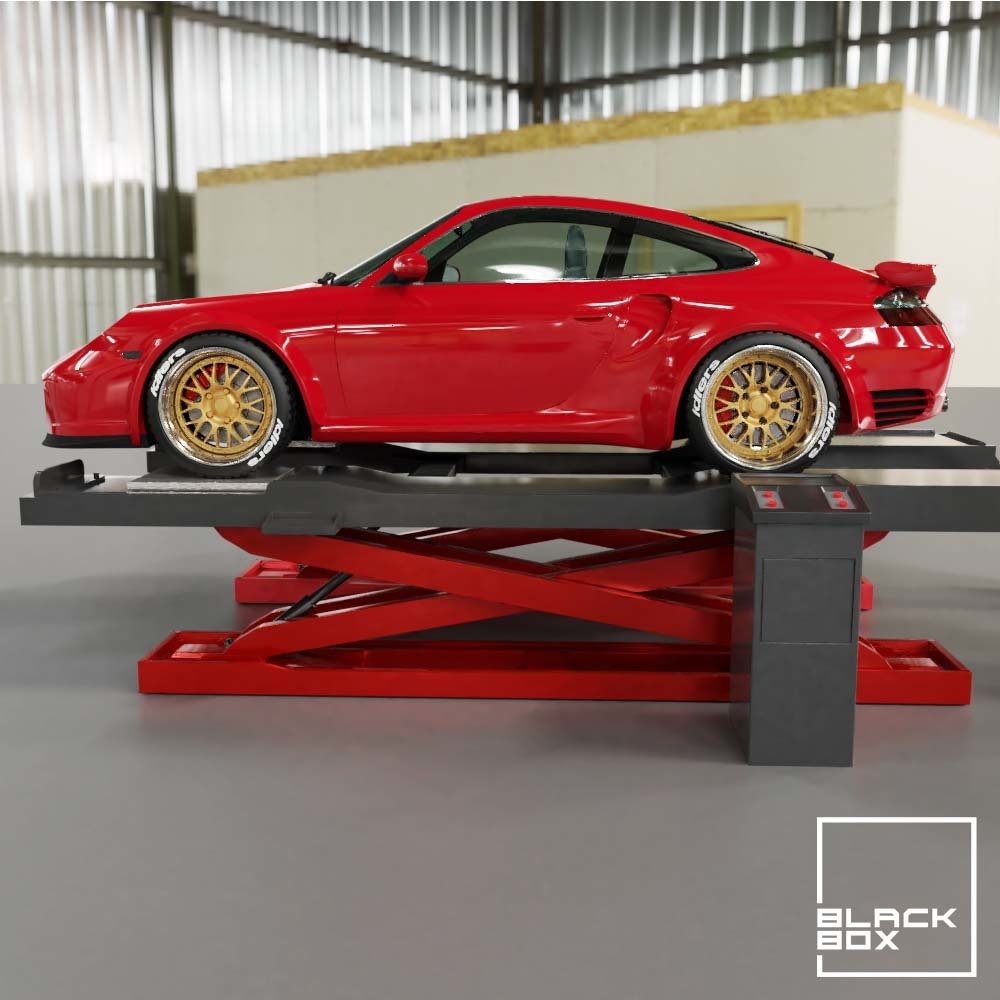 3D file Diorama: Wheel Alignment Lift for RC and Diecast・3D printable ...