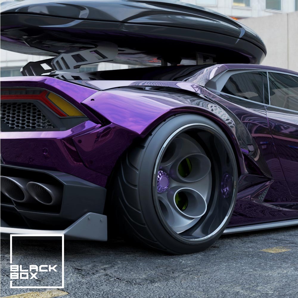 3D file Supercar 2 Style Wheels: Front and Rear Set・3D print design to ...