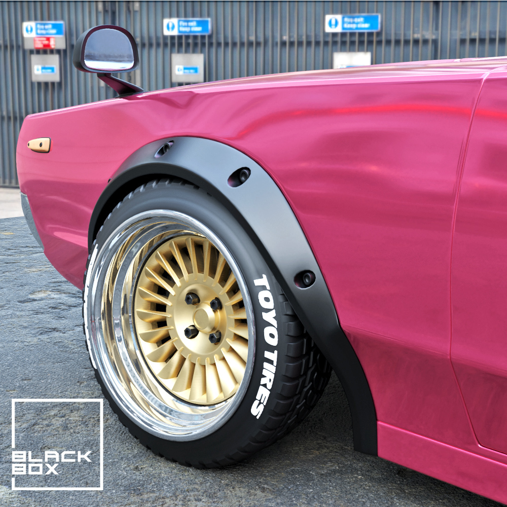 3D file JDM Turbine Wheel set Front and Rear with 2 tires 🛞・3D print ...
