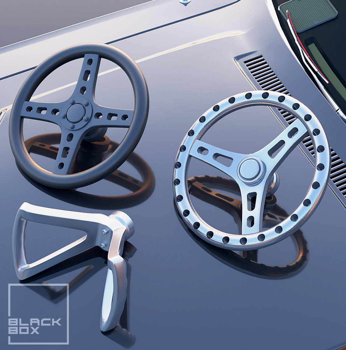 3D file Steering Wheel Set 3 for Diecast and Miniatures 🛞・Design to ...