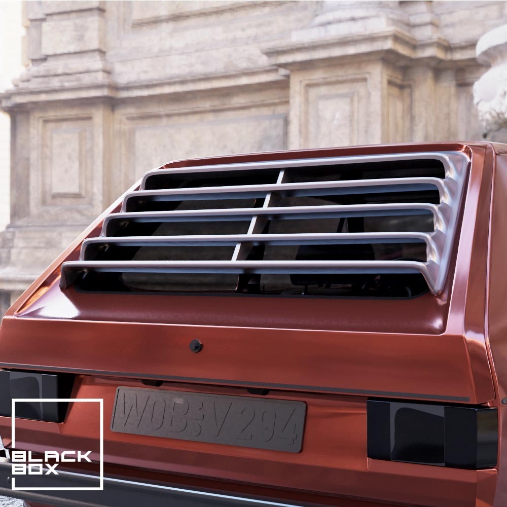 3D file GOLF MK1 Rear window Louver for REVELL FUJIMI 1-24th and 1-18th ...