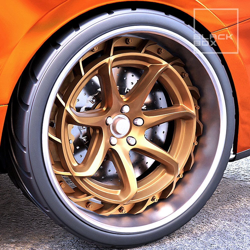 3D file LZR WHEEL SET FRONT AND REAR 3 offsets・3D print design to ...