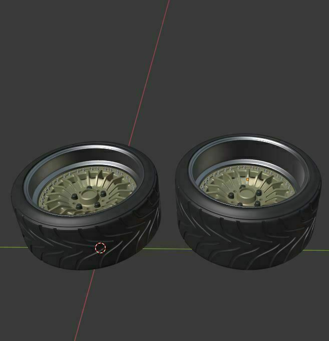 3D file e22 Wheel Set front and rear for diecast and modelkits・Model to ...