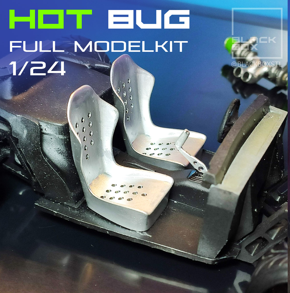 3D file HOT BUG 1/24 FULL MODELKIT 🥵・3D printer model to download・Cults
