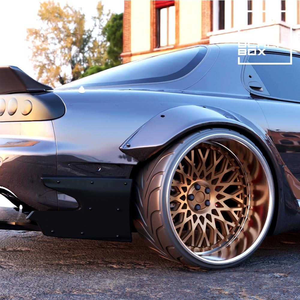 3D file RES Wheel set Front and Rear with 3 offsets 🛞・3D print design ...