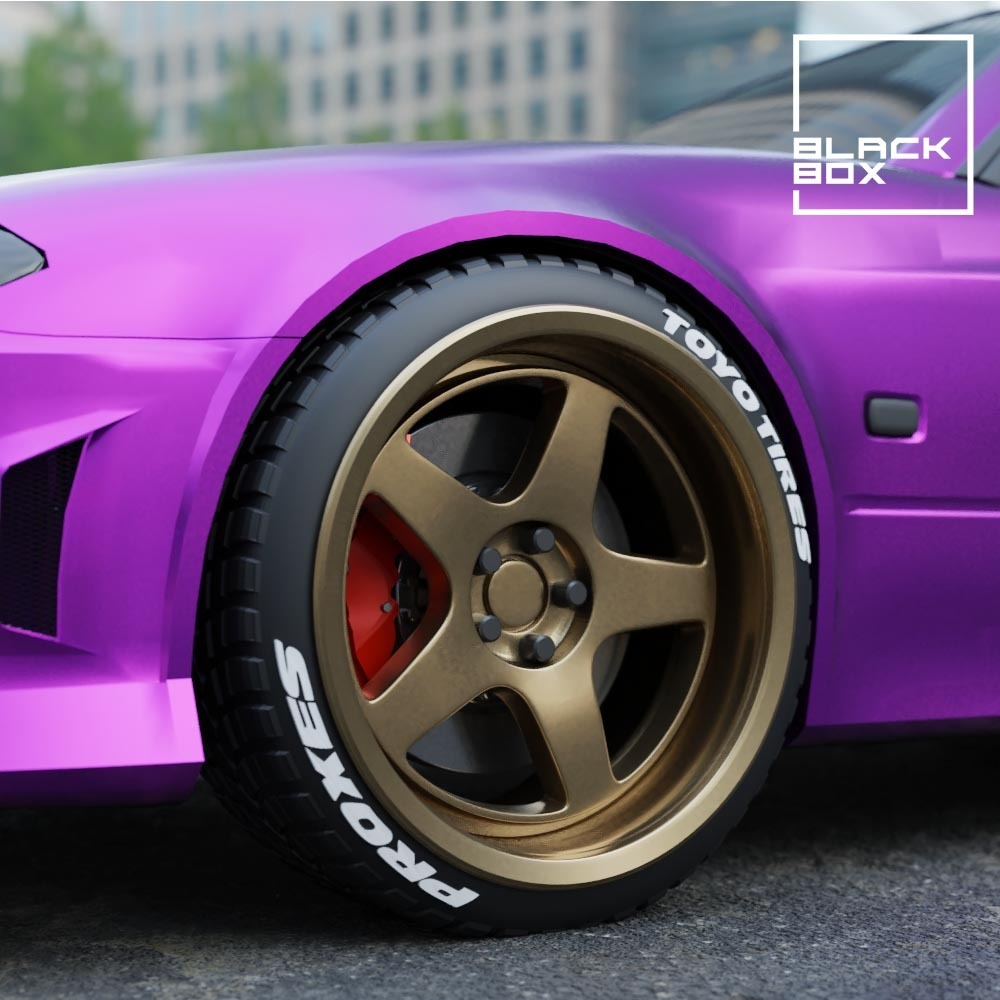 3D file KNS JDM Wheel set Front and Rear 🛞・3D print design to download ...