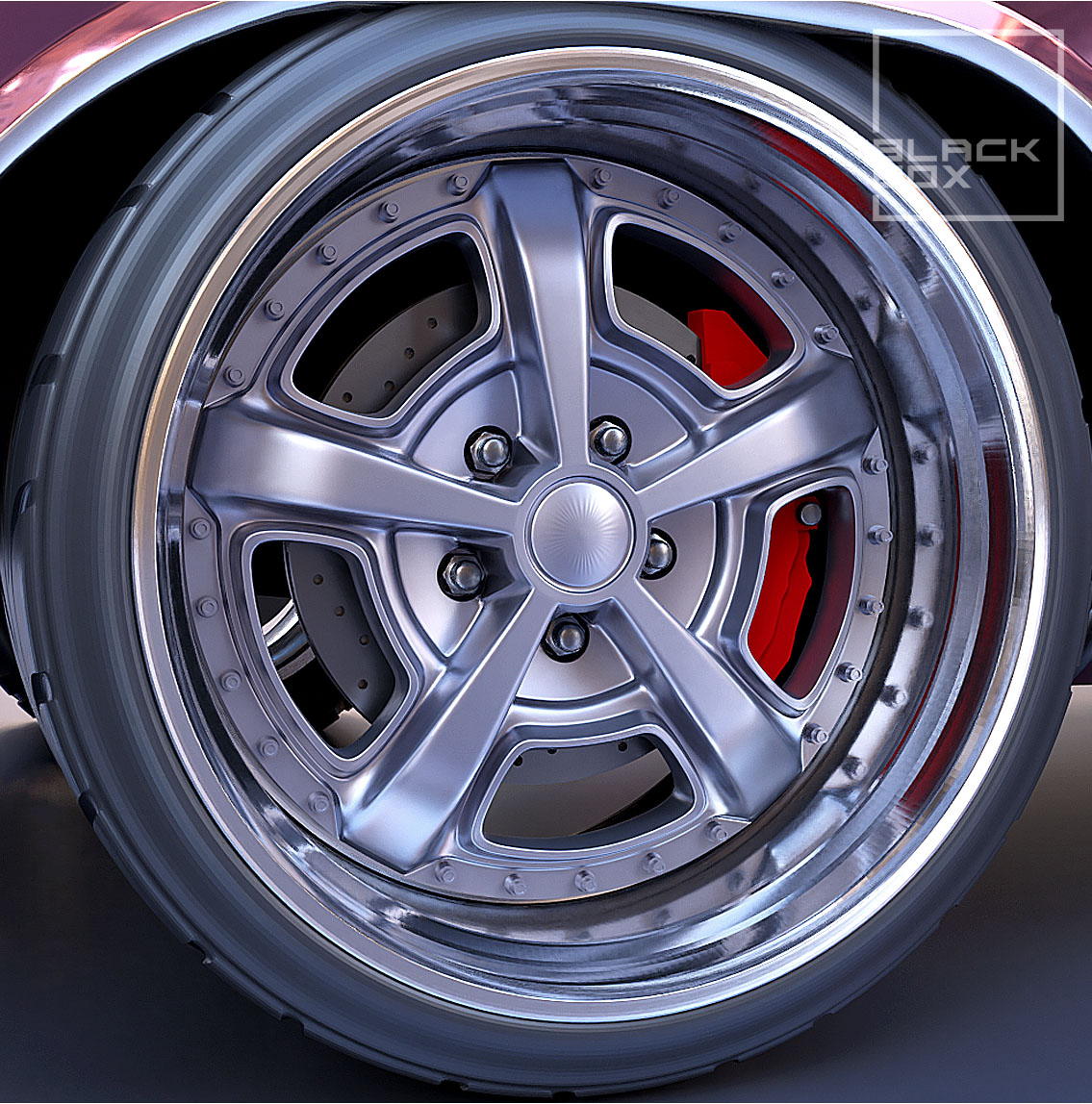 3D file VIZ Muscle Wheel Set front and rear 3 Offsets・3D printable ...