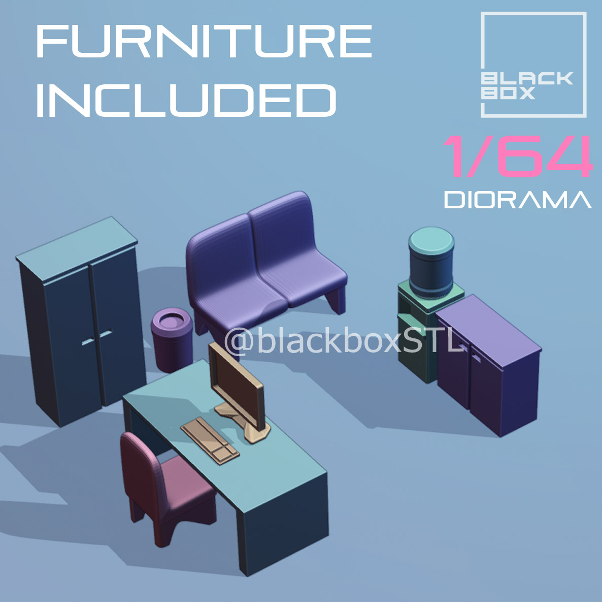 3D file DIORAMA 1-64th scale - Commercial Building 01 🏗️・3D printer ...