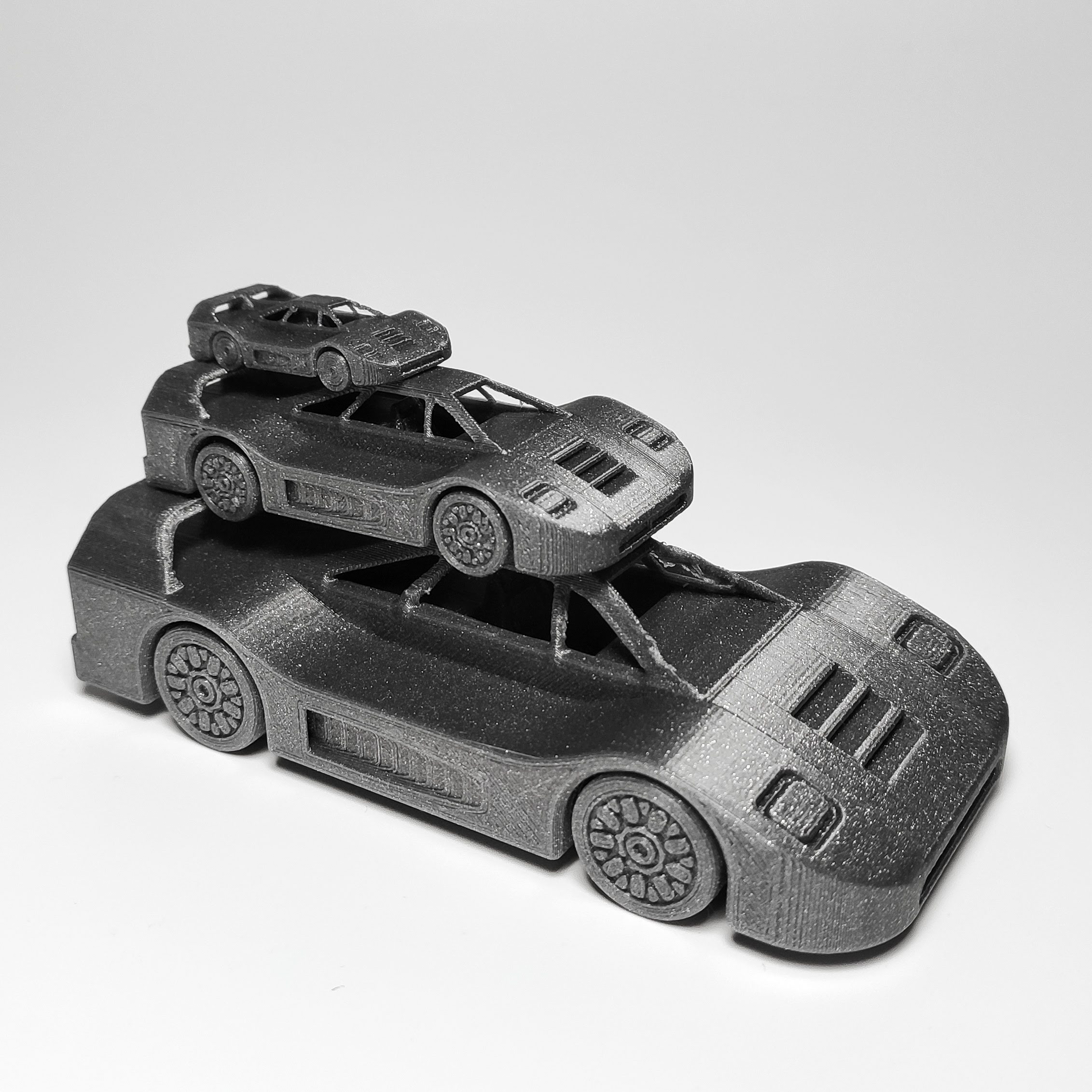 Free STL file Print-in-Place Race Car 🏎️・3D print design to download・Cults