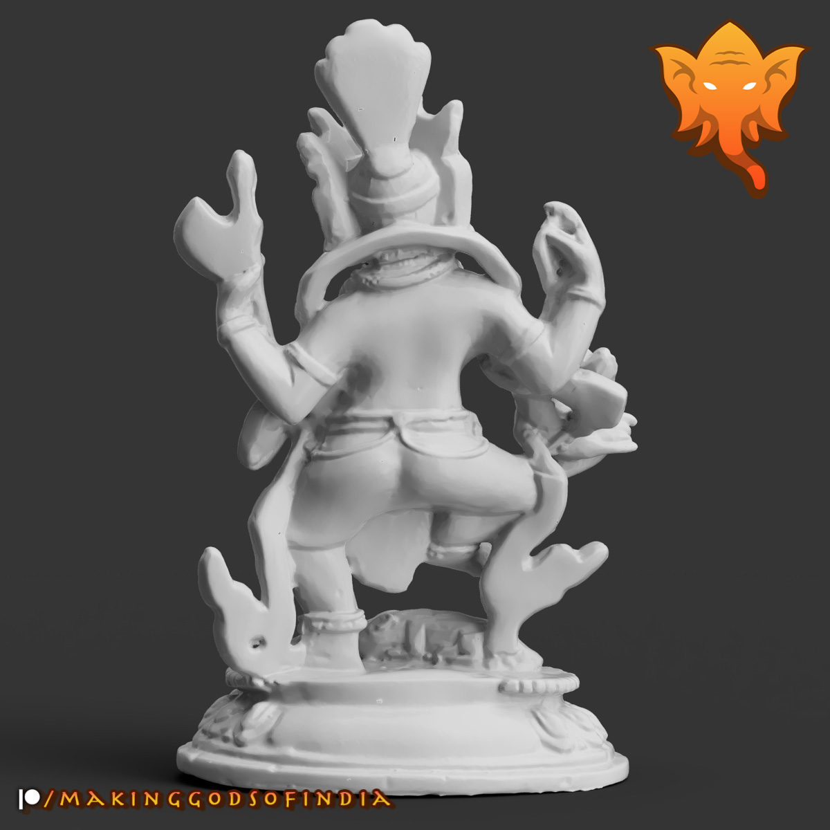 Free STL file Nepali Nritya Ganesha - The Dancer・3D printable object to ...