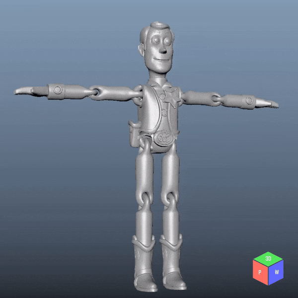 STL file TOY STORY - ARTICULATED WOODY 🚗・3D print design to download・Cults