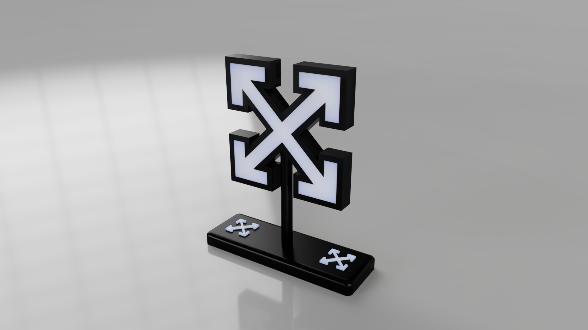 3D file Off White Desk Sign・3D printing template to download・Cults
