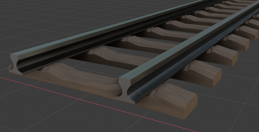 Free 3D file Rails / For games / Poly・Design to download and 3D print・Cults