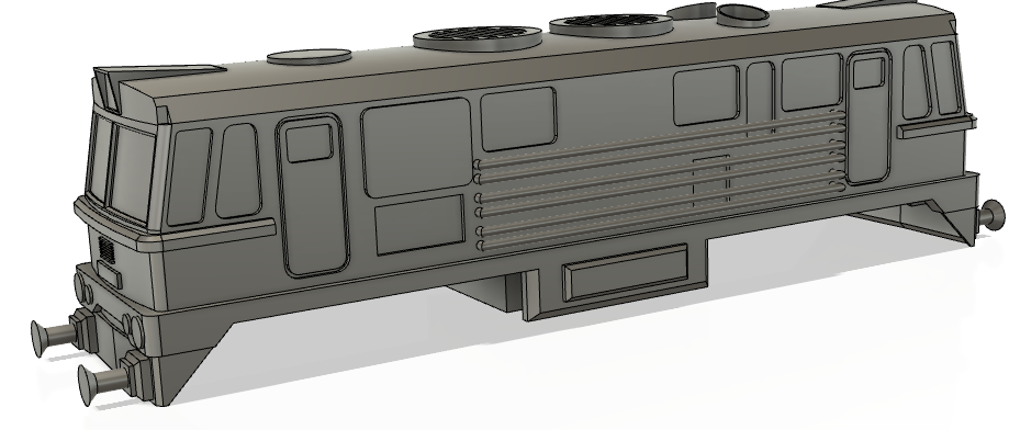 Бесплатный STL файл TRAIN ENGINE FOR 3D PRINTING・3D-печатный дизайн для ...