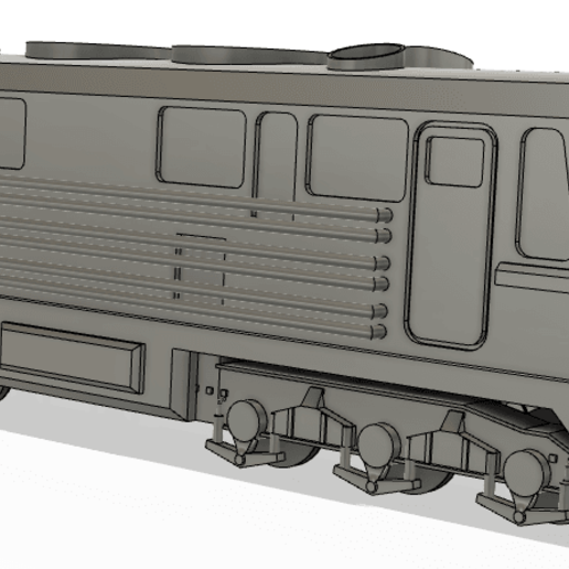 Download OBJ file TRAIN ENGINE FOR 3D PRINTING • Design to 3D print ・ Cults