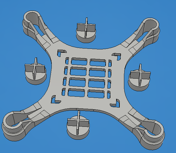 Free STL file MINI DRONE FRAME 🖼️・3D printing template to download・Cults