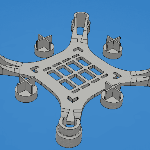 Download STL file MINI DRONE FRAME • 3D printer object ・ Cults