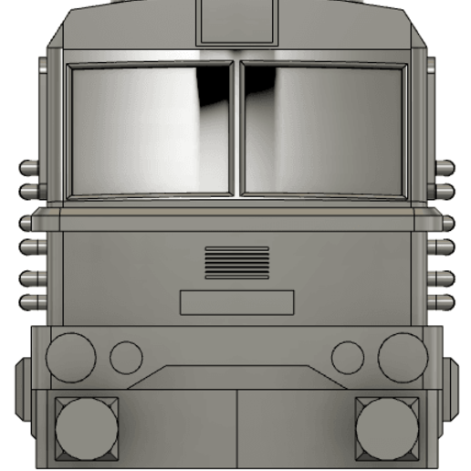 Download OBJ file TRAIN ENGINE FOR 3D PRINTING • Design to 3D print ・ Cults