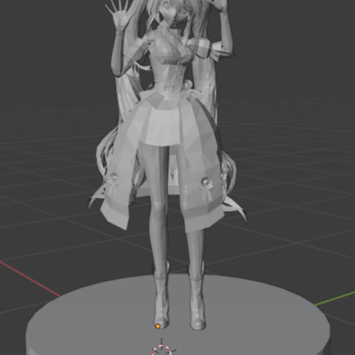Download STL file Hatsune Miku • 3D printer design ・ Cults