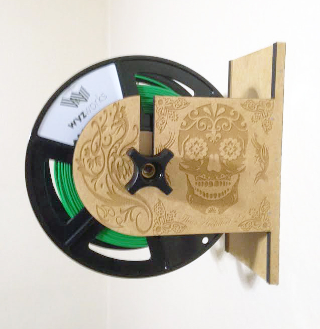 Free 3D file Wall Mounted Spool Holder Laser Cut ⚙️・Template to ...