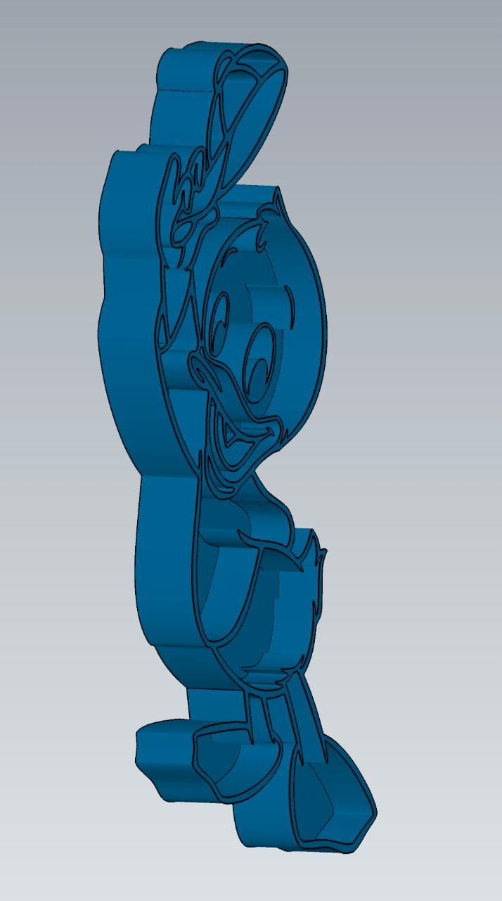 STL file Wonderful Duck Tales Character dewey Cookie Cutter Stamp Cake ...