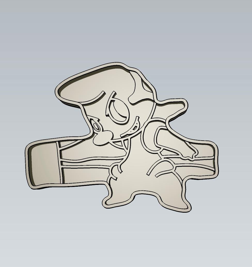 STL file AMAZING POKEMON Timburr COOKIE CUTTER STAMP CAKE DECORATING・Model to download and 3D ...