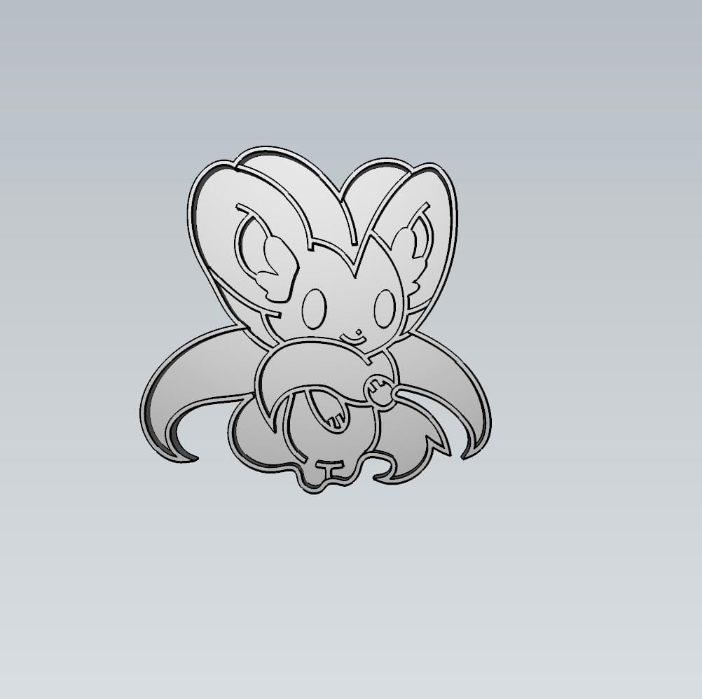 STL file AMAZING POKEMON cinccino COOKIE CUTTER STAMP CAKE DECORATING 🐉・Model to download and 3D ...