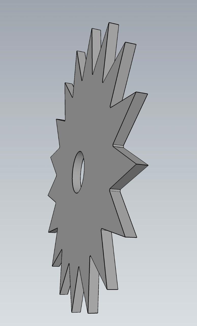 Файл STL Mechanical Gear Wheel For Engineering Work 3D model・Дизайн 3D ...