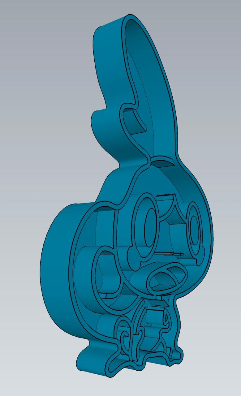 STL file AMAZING POKEMON sobble COOKIE CUTTER STAMP CAKE DECORATING・3D ...