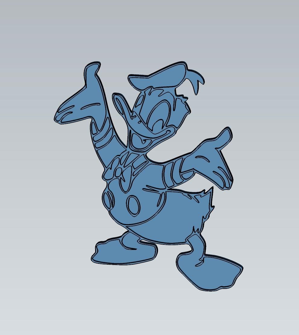 Fichier STL Découpeur de biscuits "Wonderful Duck Tales Character ...