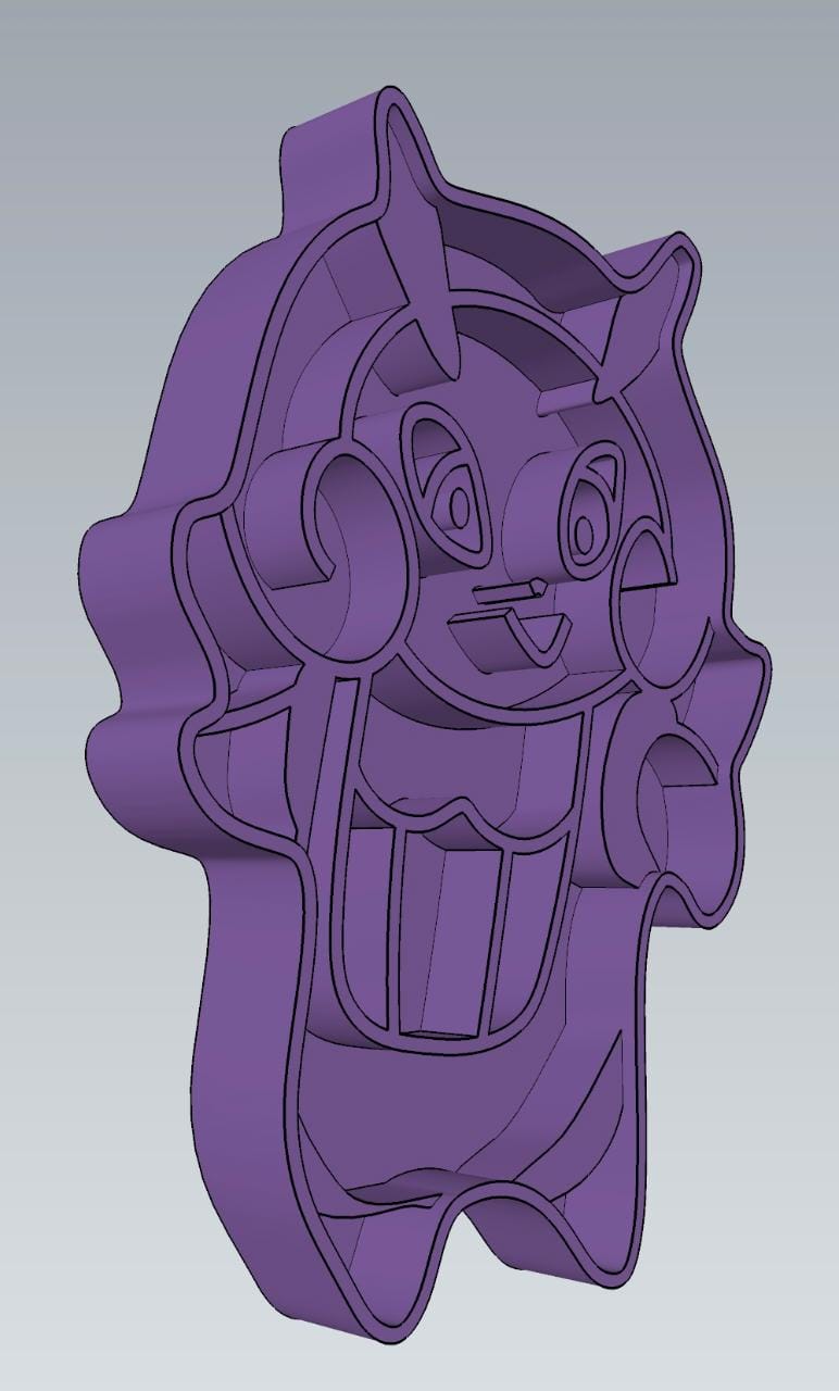 Fichier STL AMAZING POKEMON ilumise COOKIE CUTTER STAMP CAKE DECORATING ...