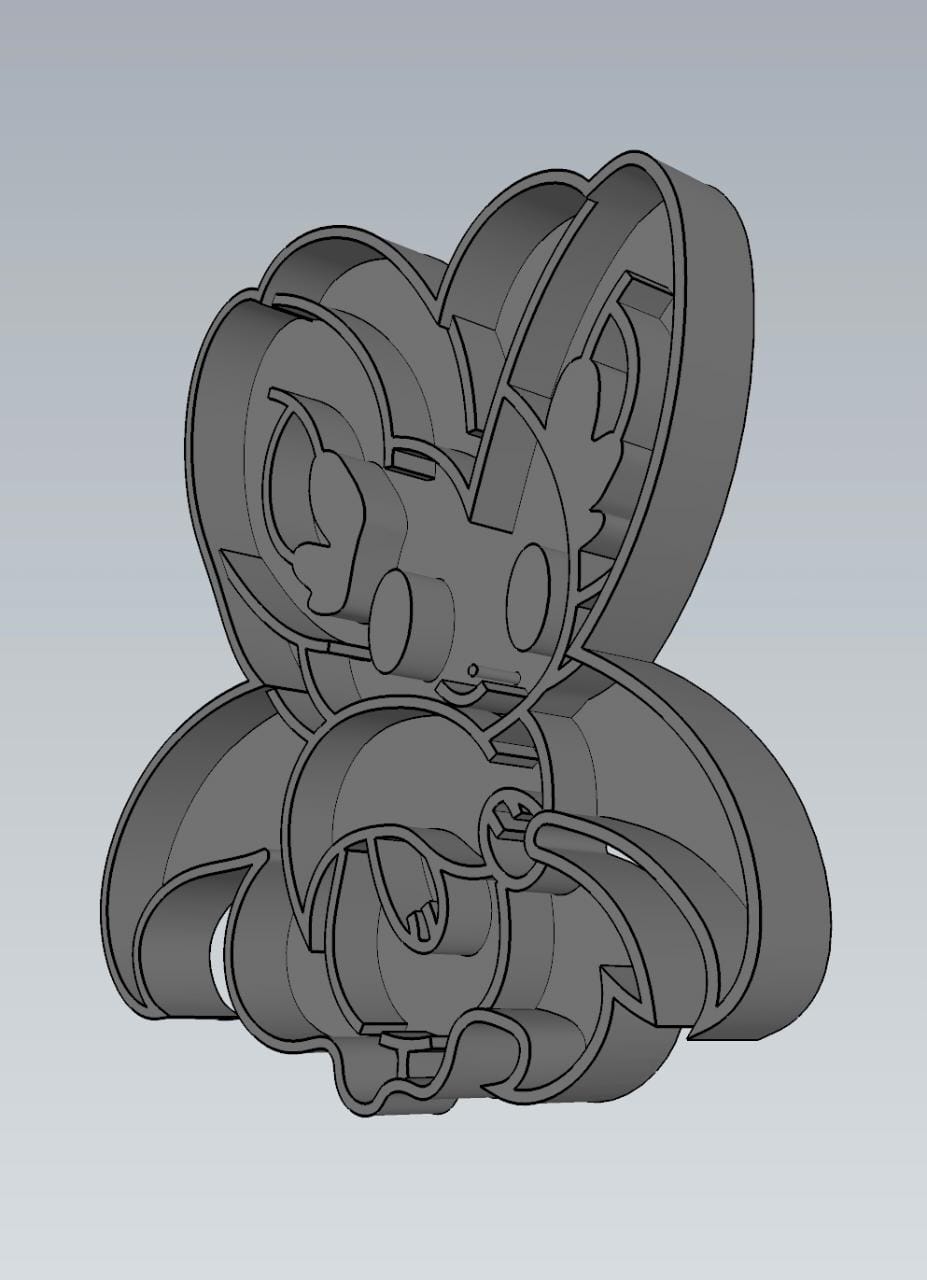 STL file AMAZING POKEMON cinccino COOKIE CUTTER STAMP CAKE DECORATING 🐉・Model to download and 3D ...
