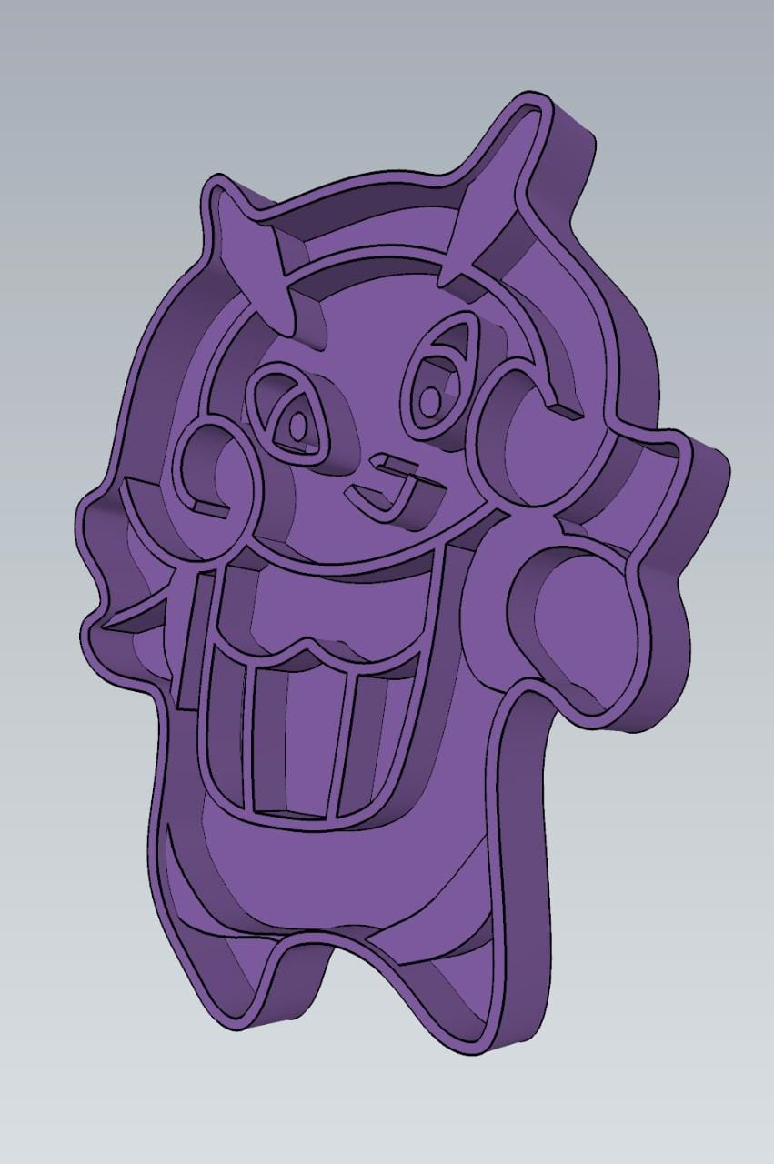 Fichier STL AMAZING POKEMON ilumise COOKIE CUTTER STAMP CAKE DECORATING ...