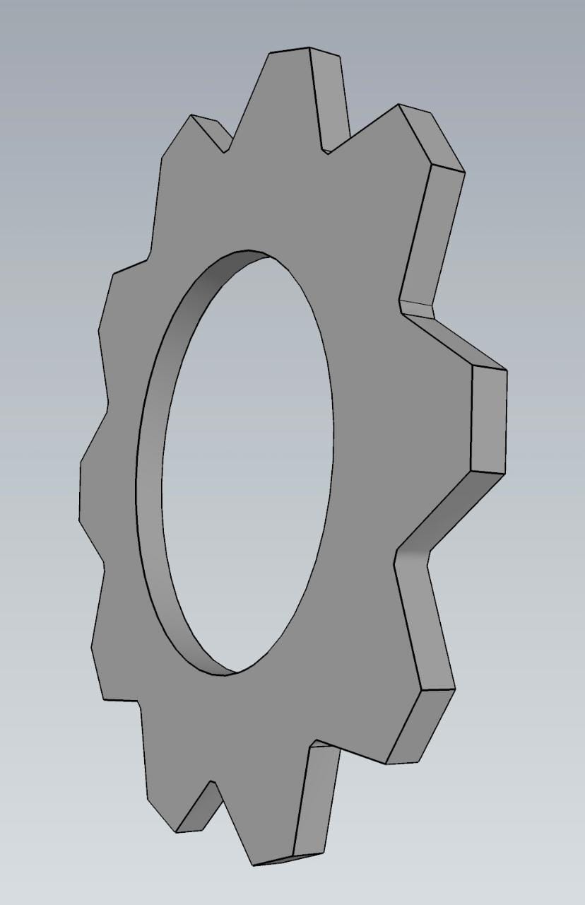 STL file Mechanical Simple Gear 3D model・3D printable model to download ...