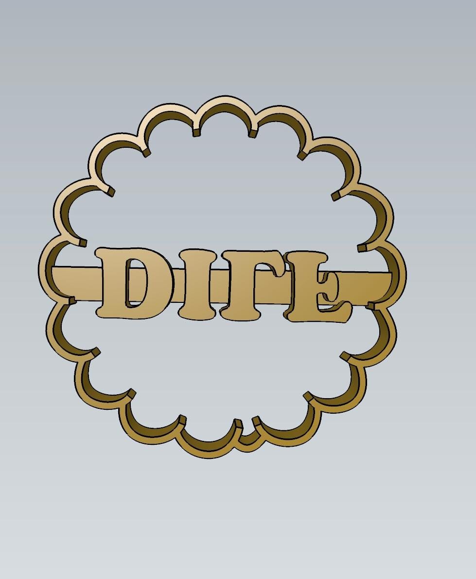 STL file AMAZING Dilf Rude Word COOKIE CUTTER STAMP CAKE DECORATING・3D ...