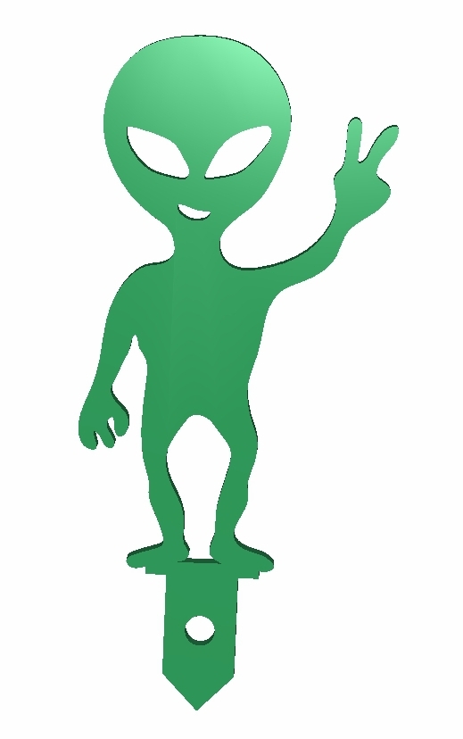 STL file Wonderful Artificial Alien Home and Garden Outdoor Lawn Decor ...