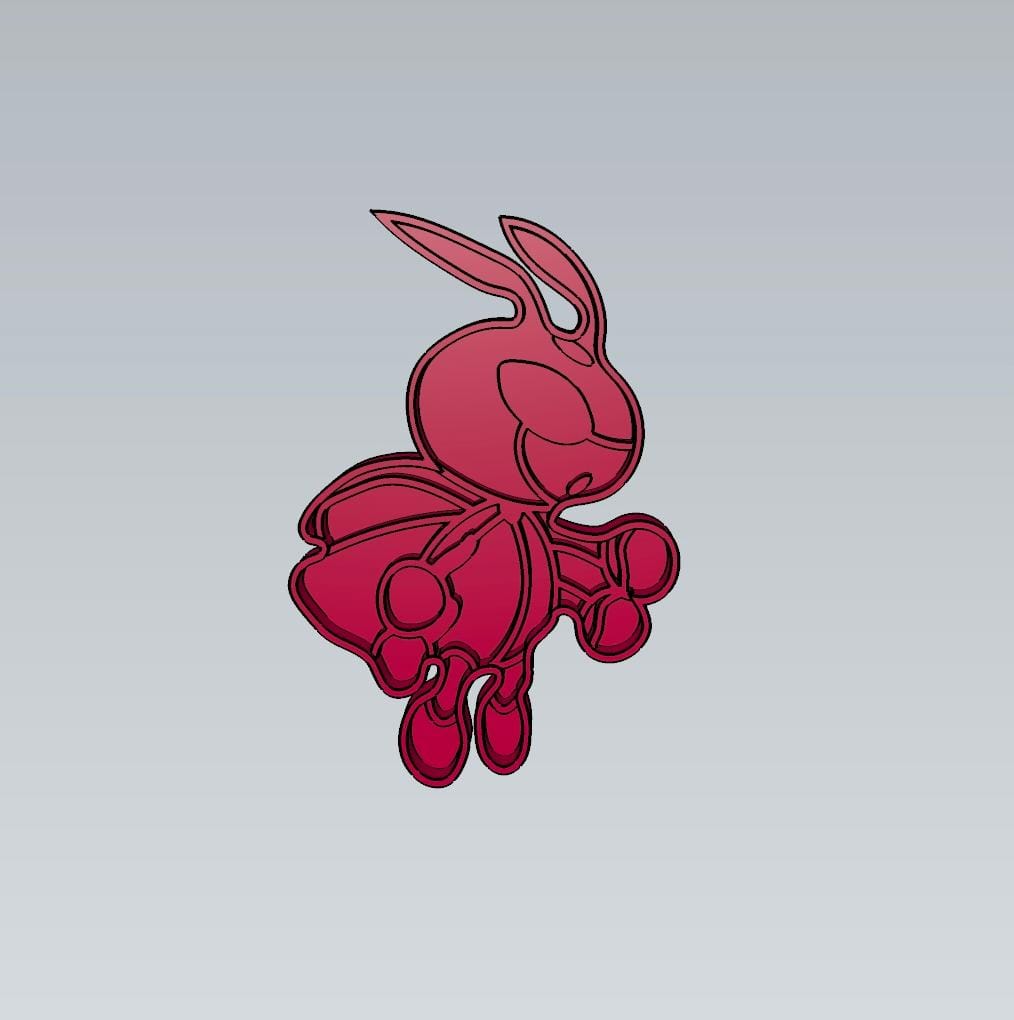 STL file AMAZING POKEMON Ledian COOKIE CUTTER STAMP CAKE DECORATING・3D ...