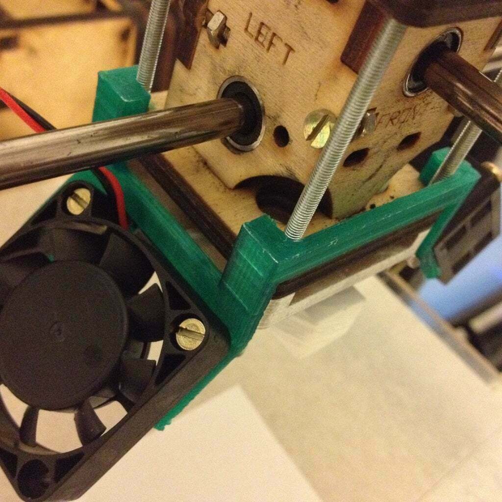 Free STL file Dual 40mm clip-on fan holder for Ultimaker 🧞‍♂️・Template ...