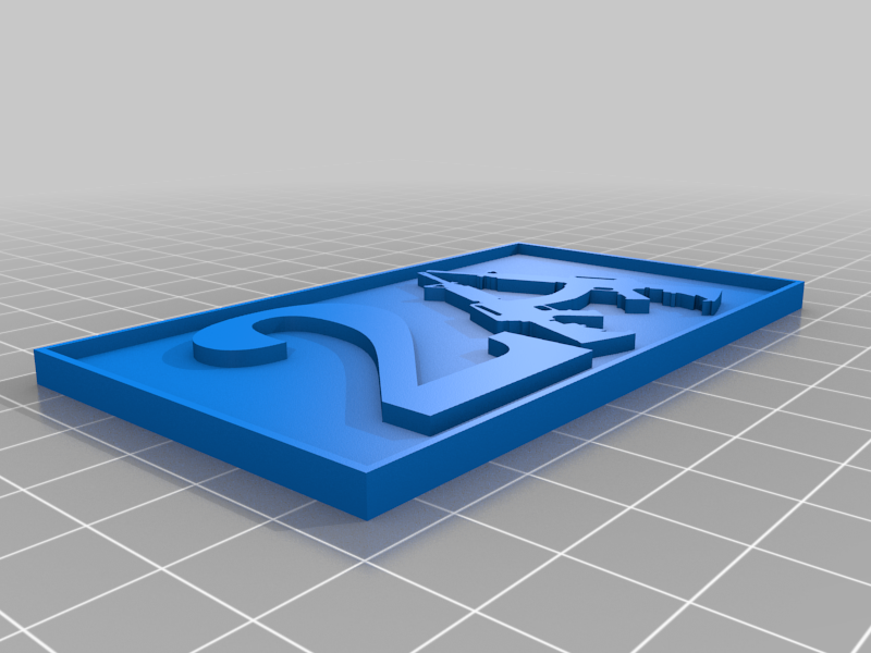 STL-Datei 2A sign kostenlos・Modell für 3D-Druck zum herunterladen・Cults