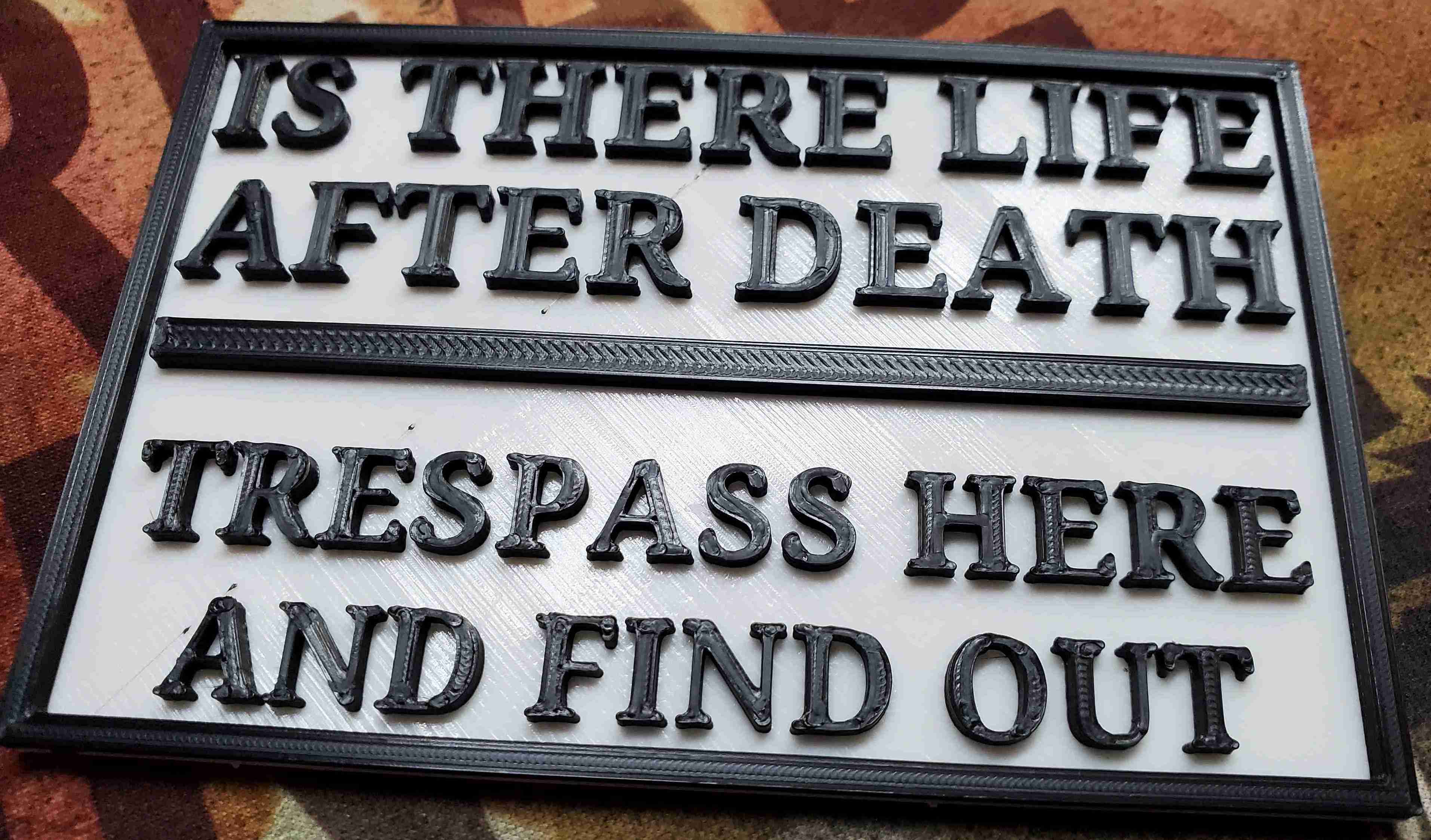 Free STL file Life after death 🇺🇸・3D print design to download・Cults