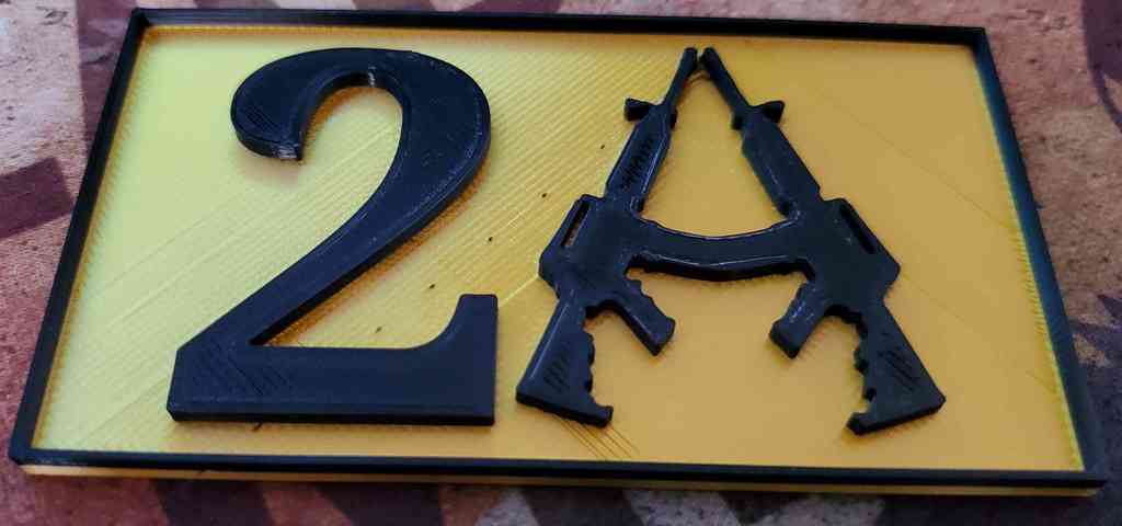 STL-Datei 2A sign kostenlos・Modell für 3D-Druck zum herunterladen・Cults