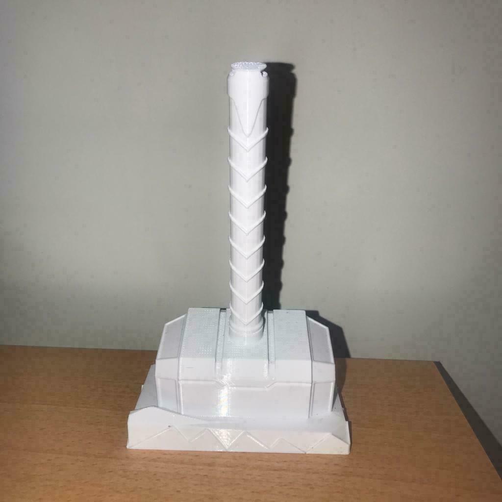 STL file Thor's Hammer Phone Stand・3D printer design to download・Cults