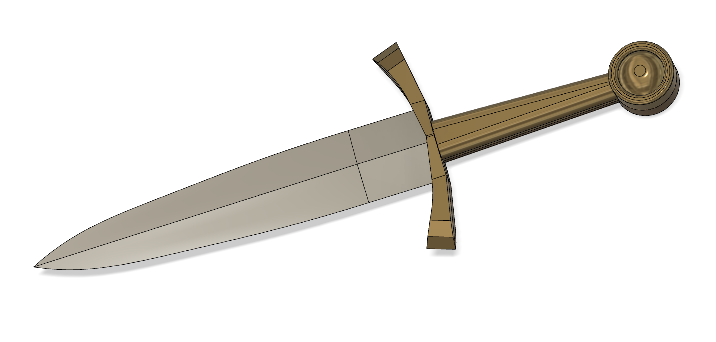 Free STL file Dagger. Dnd. Cosplay. Life size 🗡️・3D printer design to ...