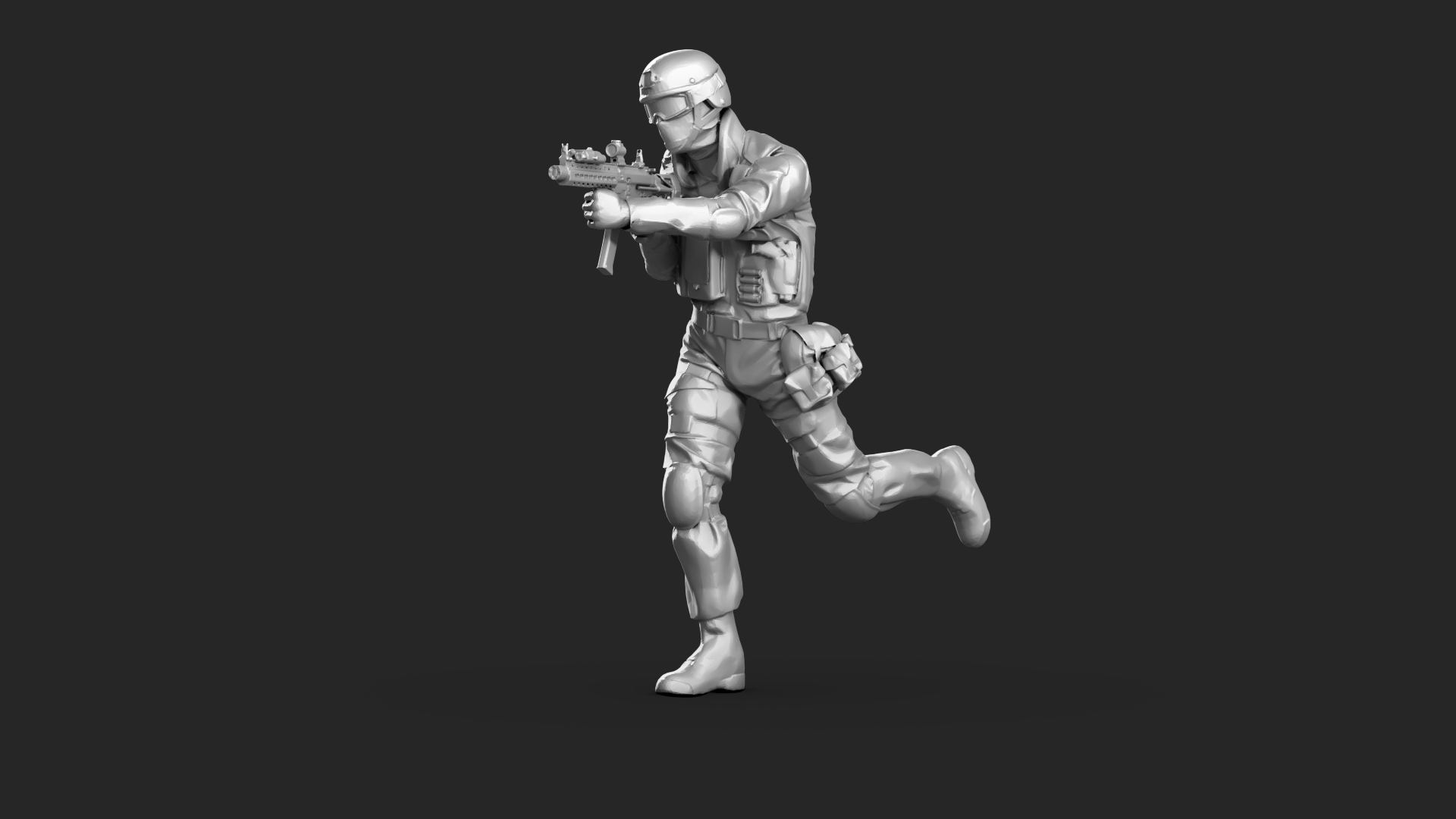 3D file SWAT Figure Set 02 🫡・3D printer model to download・Cults