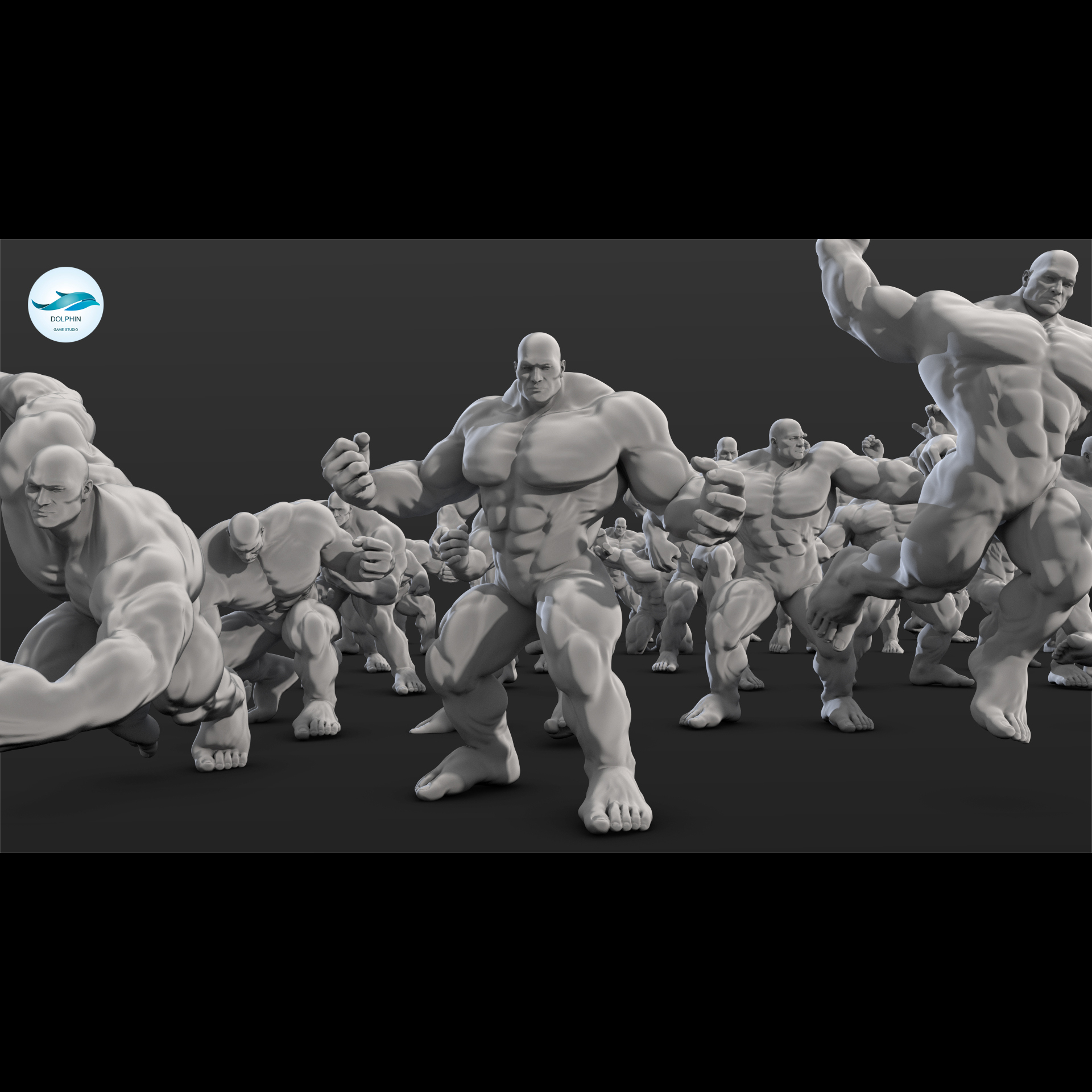 3D file Body builder Figures Set 01・3D printer model to download・Cults