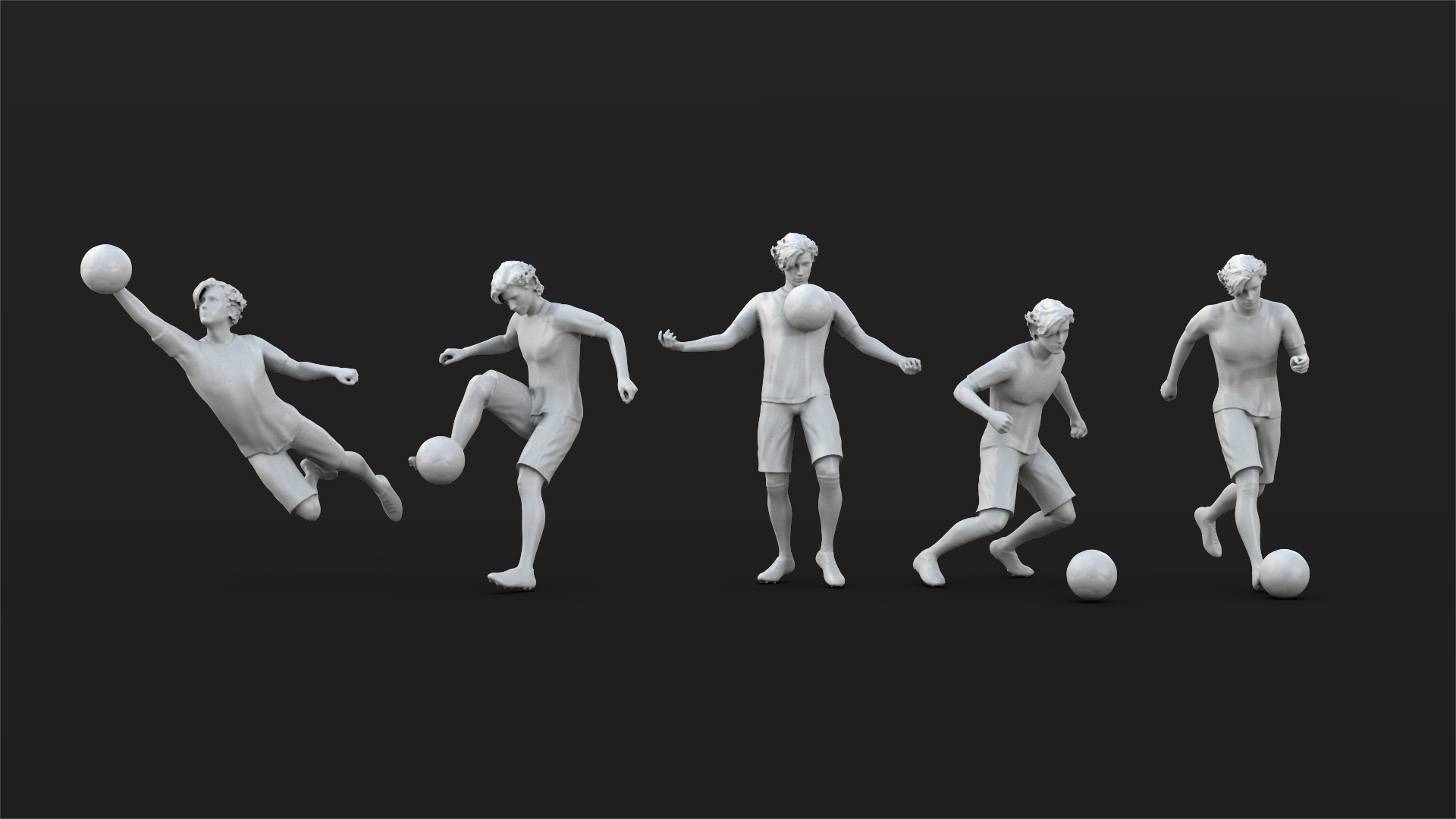 3D file 25 Soccer player figure・Design to download and 3D print・Cults