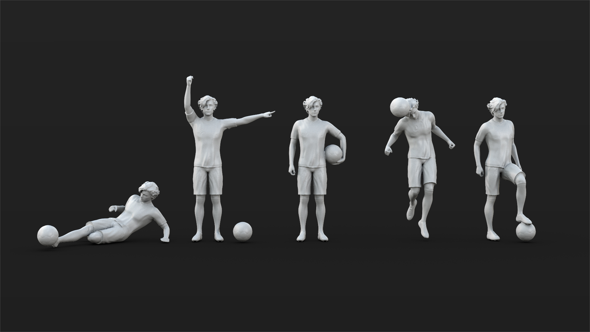 3D file 25 Soccer player figure・Design to download and 3D print・Cults
