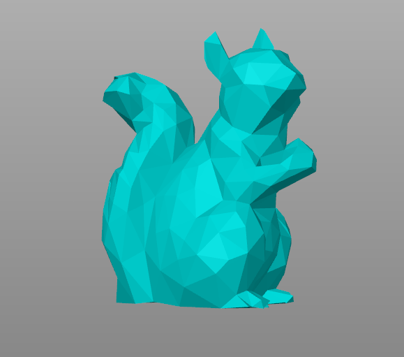 STL file Low Poly Squirrel・3D printable model to download・Cults