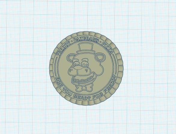 Бесплатный 3D файл FNAF Faz-Token 🎭・Шаблон для 3D-печати для загрузки・Cults