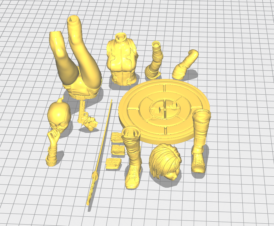 3D file Gwen Pool・3D printer model to download・Cults
